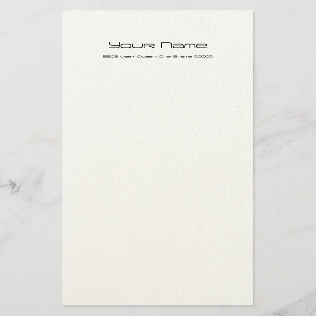 Stationery Felt Paper/ Cream Color | Zazzle