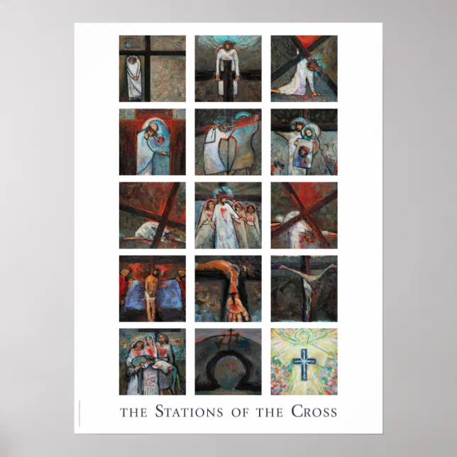Stations of the Cross Classroom poster | Zazzle