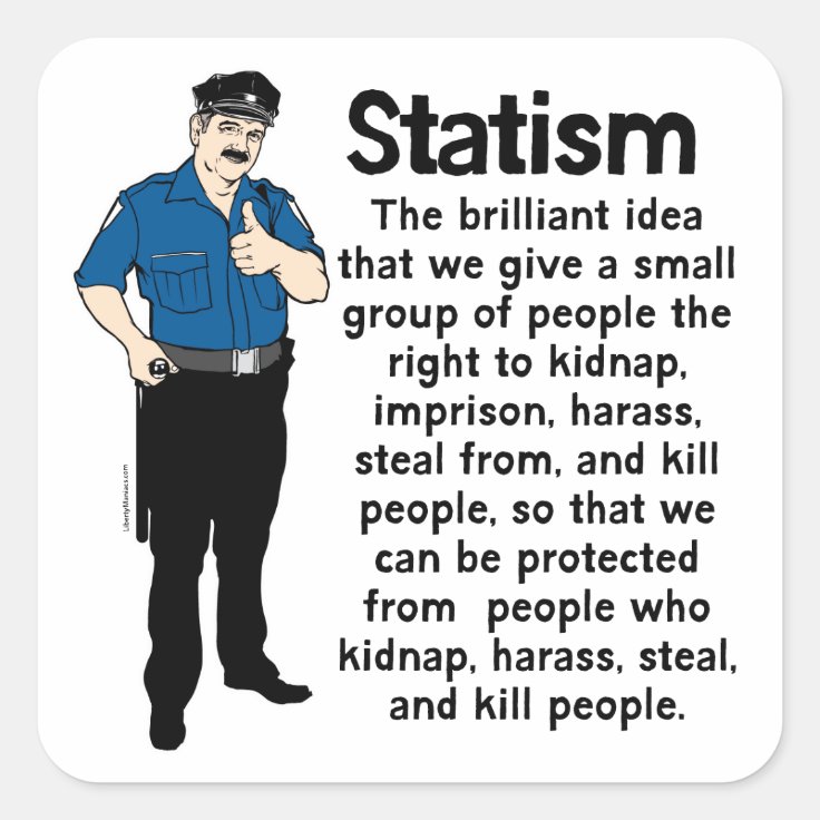 Statism Sticker Pack | Zazzle