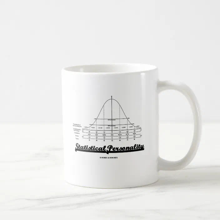 Statistical Personality (Bell Curve) Coffee Mug | Zazzle