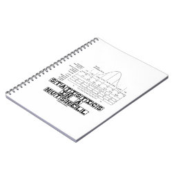 Statistics In A Nutshell (Stats Cheat Sheet) Notebook | Zazzle