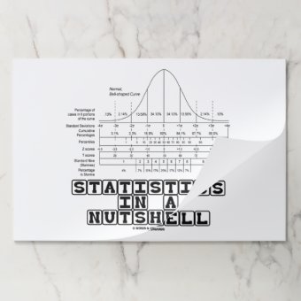 Statistics In A Nutshell Stats Cheat Sheet Paper Pad | Zazzle