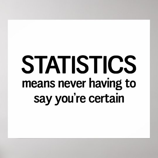 Statistics Poster | Zazzle.com