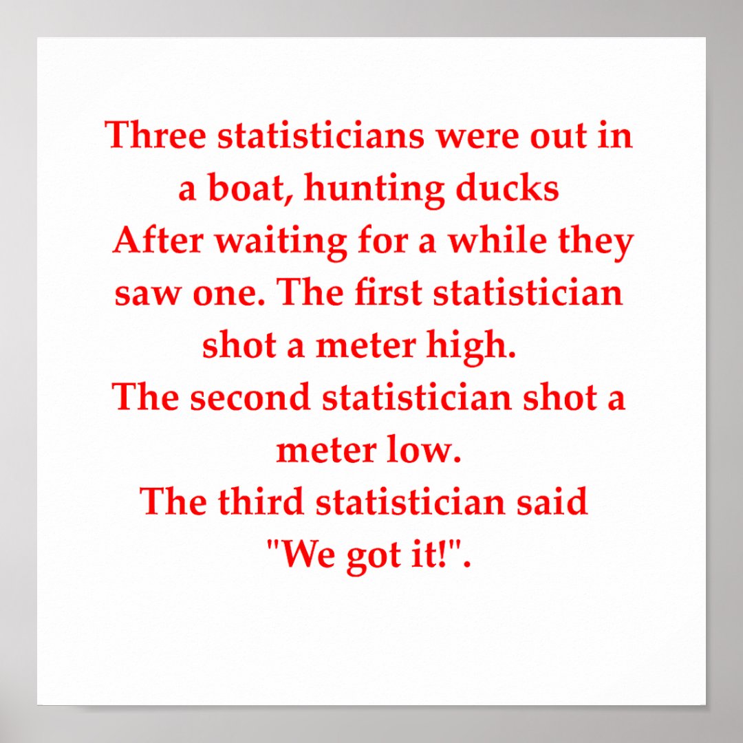 statistics poster | Zazzle