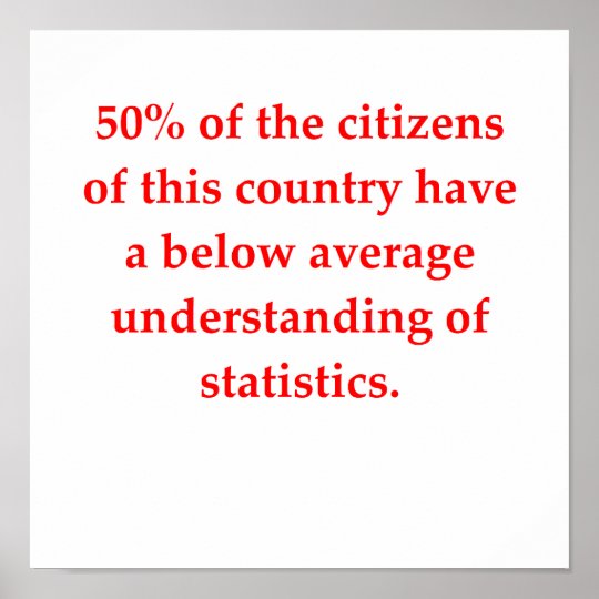 statistics poster | Zazzle.com