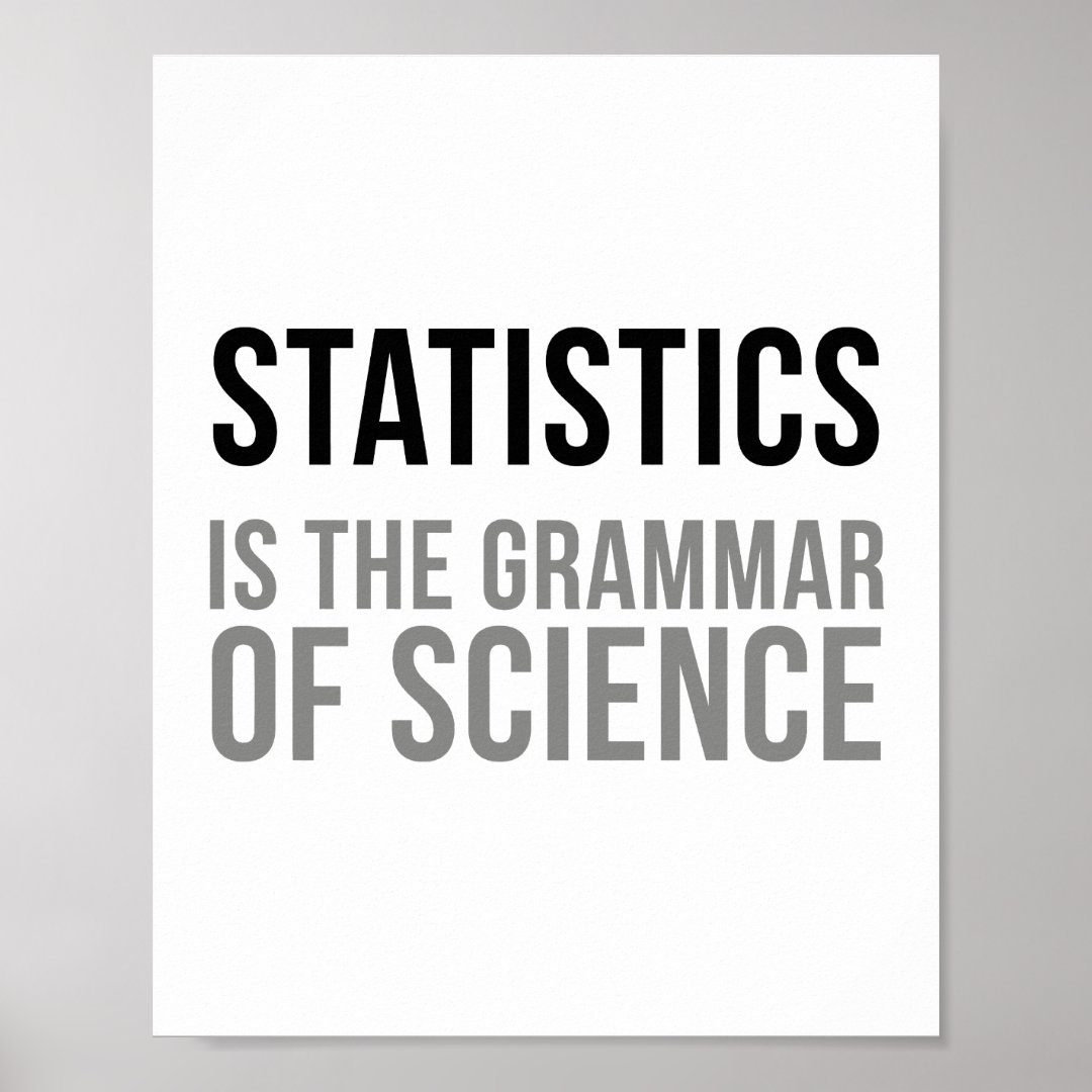 Statistics Quotes Poster | Zazzle