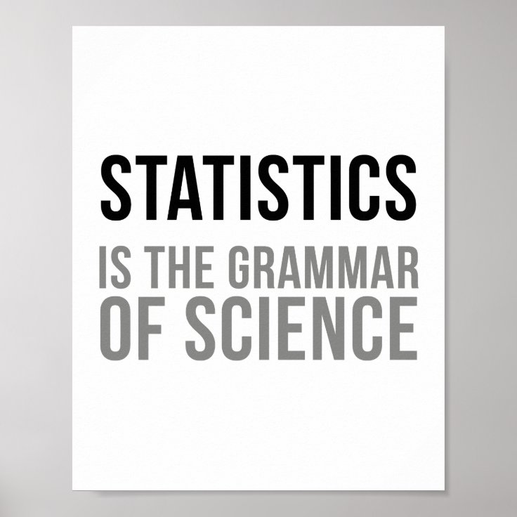 Statistics Quotes Poster | Zazzle