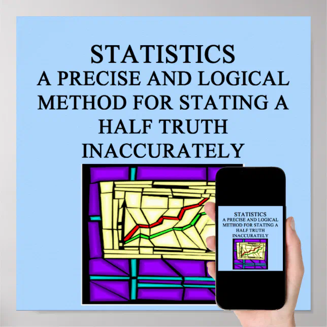 STATISTICS statistician humor Poster | Zazzle