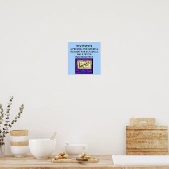 STATISTICS statistician humor Poster | Zazzle