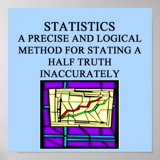 STATISTICS statistician humor Poster | Zazzle