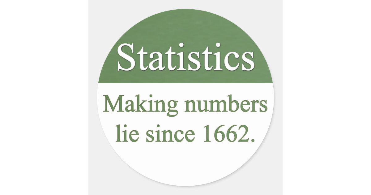 Statistics Stickers | Zazzle