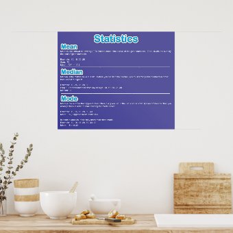 Statistics *UPDATED* Poster | Zazzle