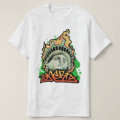 STATUE LIBERTY OMERTA MOB COSA NOSTRA NYC GRAFFITI T-Shirt | Zazzle