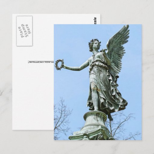 Statue od Angel in Charlottenburg Palace Garden Postcard | Zazzle