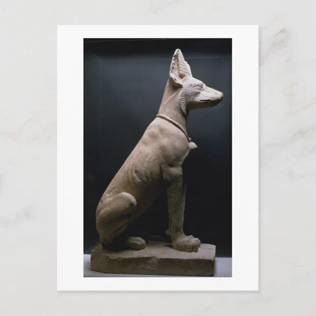 Statue of a Dog, Mesopotamia, c.5000-1000 BC (lime Postcard | Zazzle