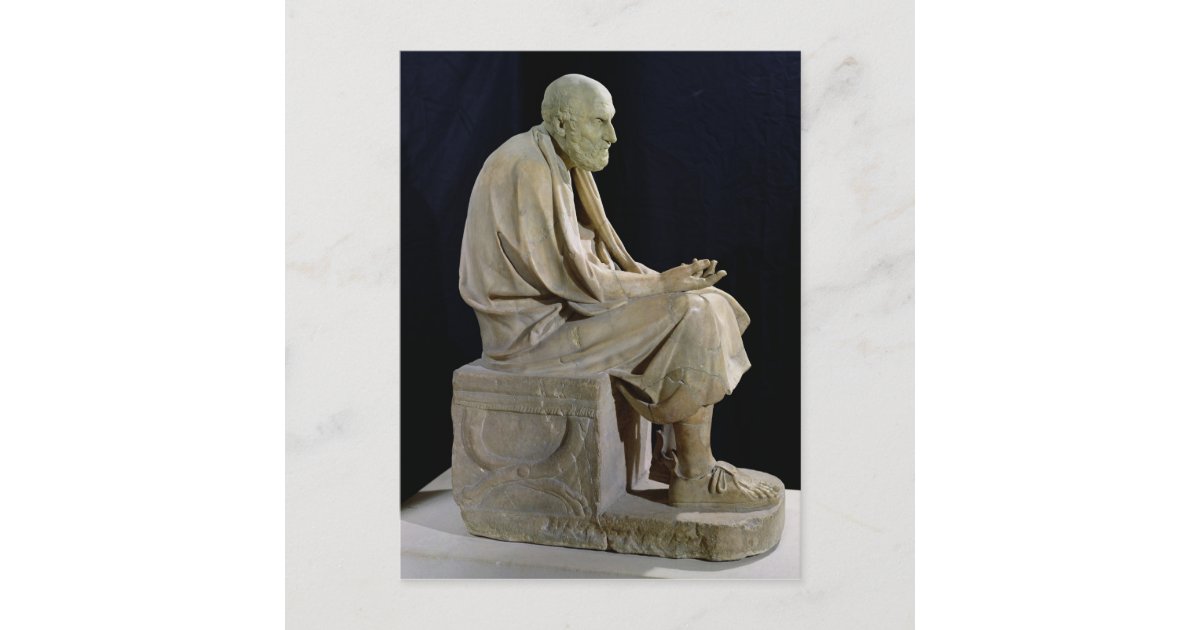 Statue of Chrysippus the Greek philosopher Postcard | Zazzle