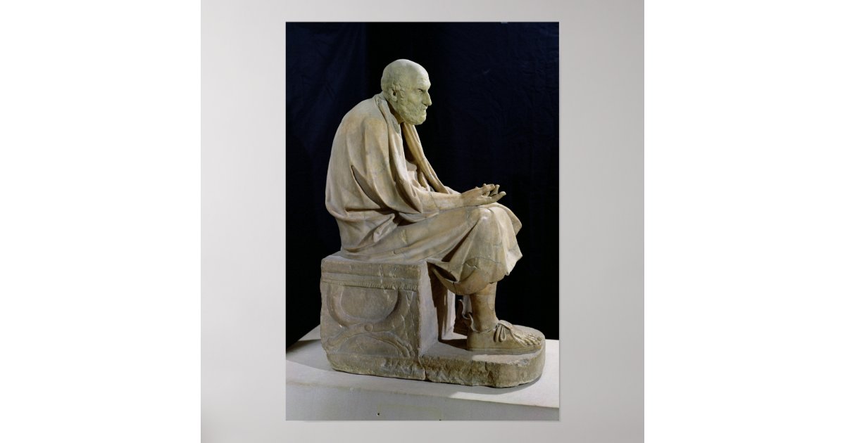 Statue of Chrysippus the Greek philosopher Poster | Zazzle