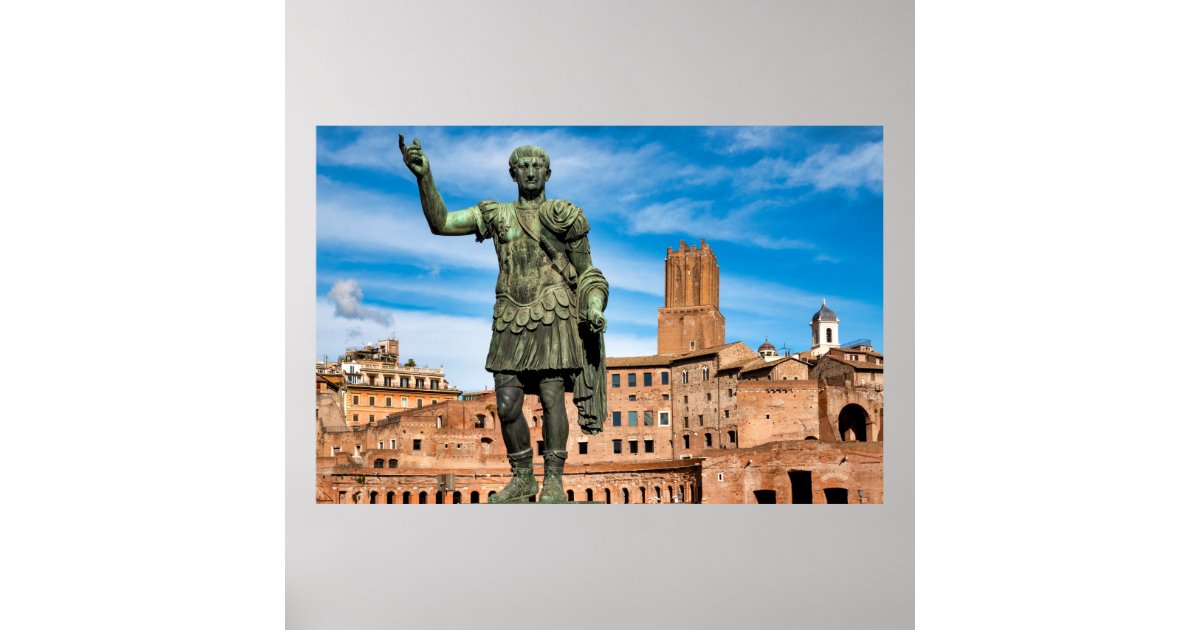Statue of Emperor Trajan Poster | Zazzle