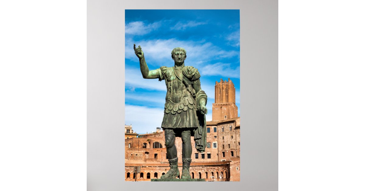 Statue of Emperor Trajan Poster | Zazzle