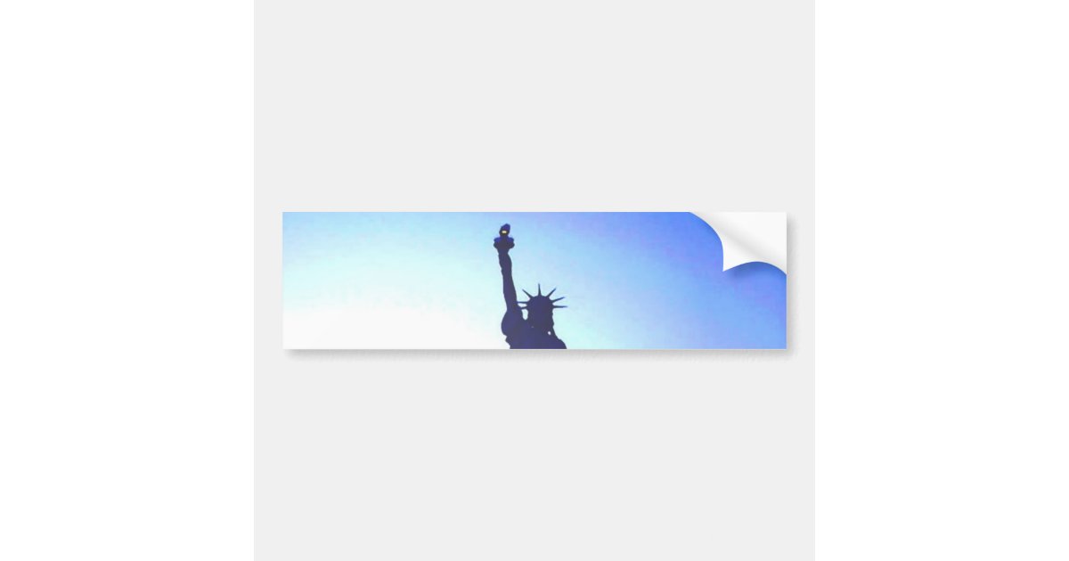 Statue of Liberty Bumper Sticker | Zazzle