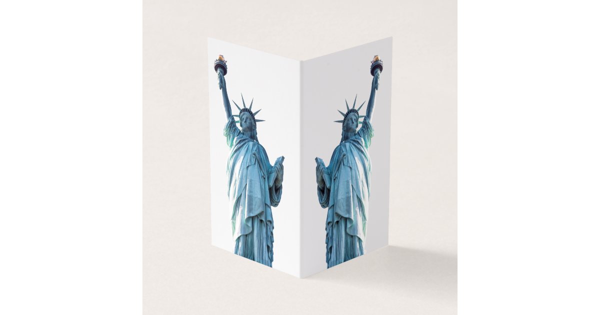 Statue of liberty business card | Zazzle
