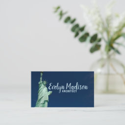 Statue Of Liberty Business Card | Zazzle