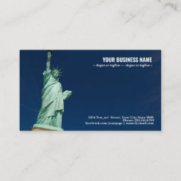 Statue Of Liberty Business Card | Zazzle
