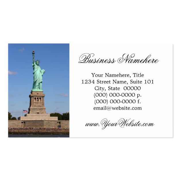 Statue of Liberty Business Cards