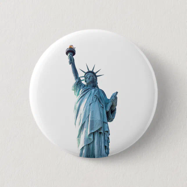 Statue of liberty button | Zazzle