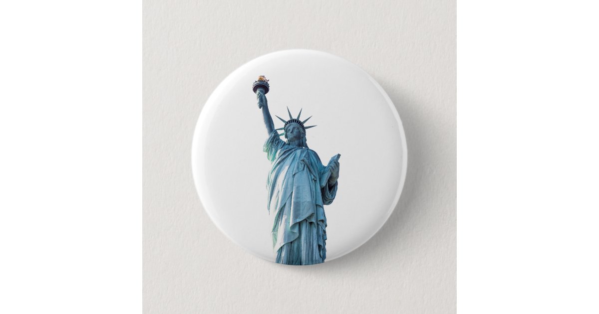 Statue of liberty button | Zazzle