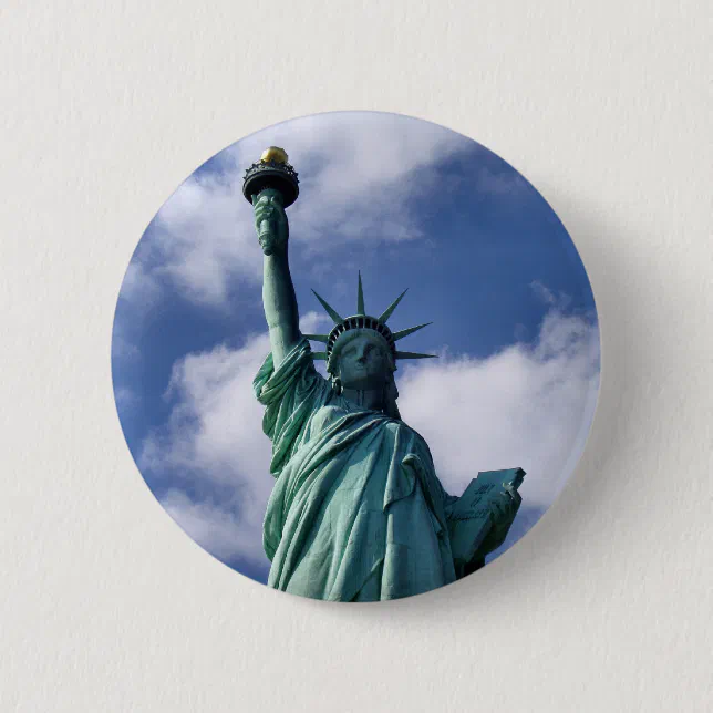 Statue of Liberty Button | Zazzle