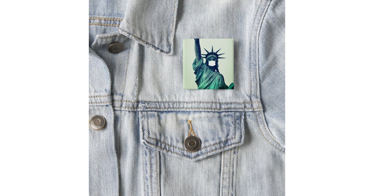 Statue of Liberty Button | Zazzle