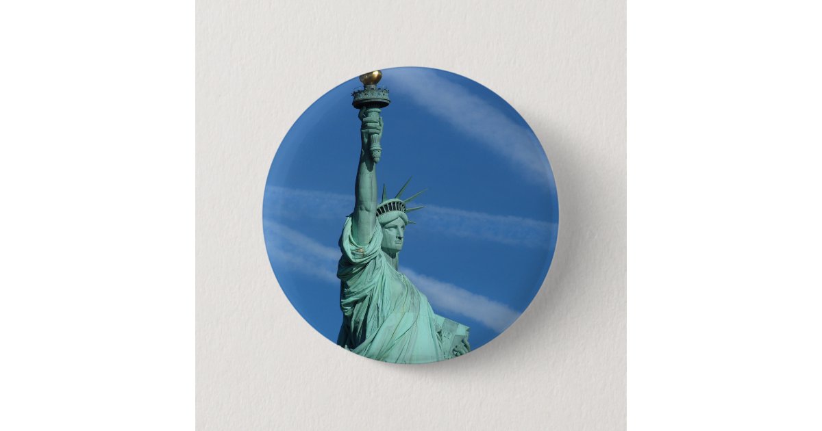 Statue of Liberty. Button | Zazzle