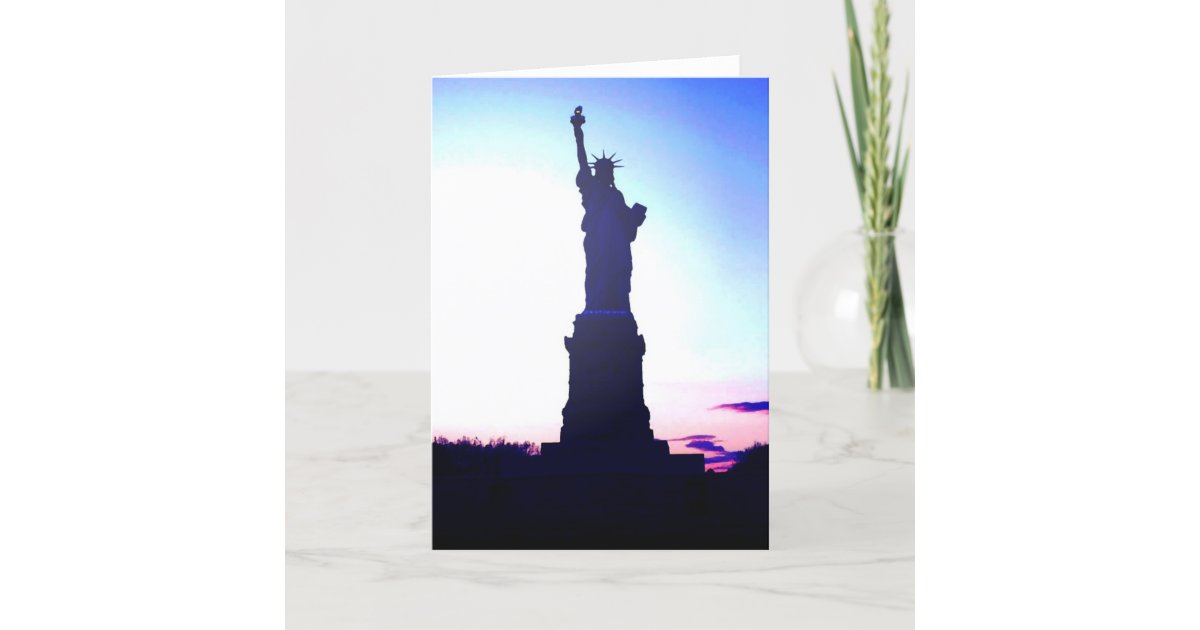 Statue of Liberty Card | Zazzle