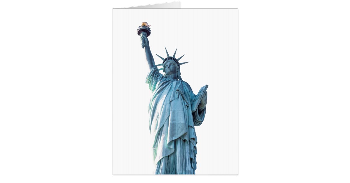 Statue of liberty card | Zazzle
