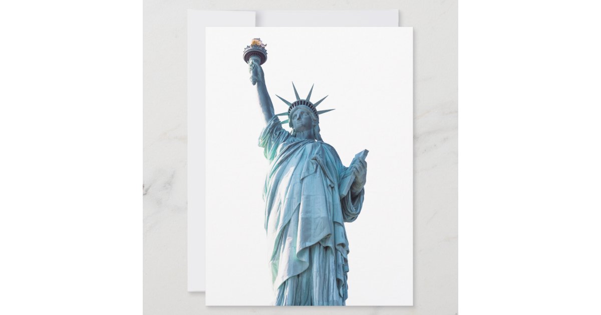 Statue of liberty card | Zazzle