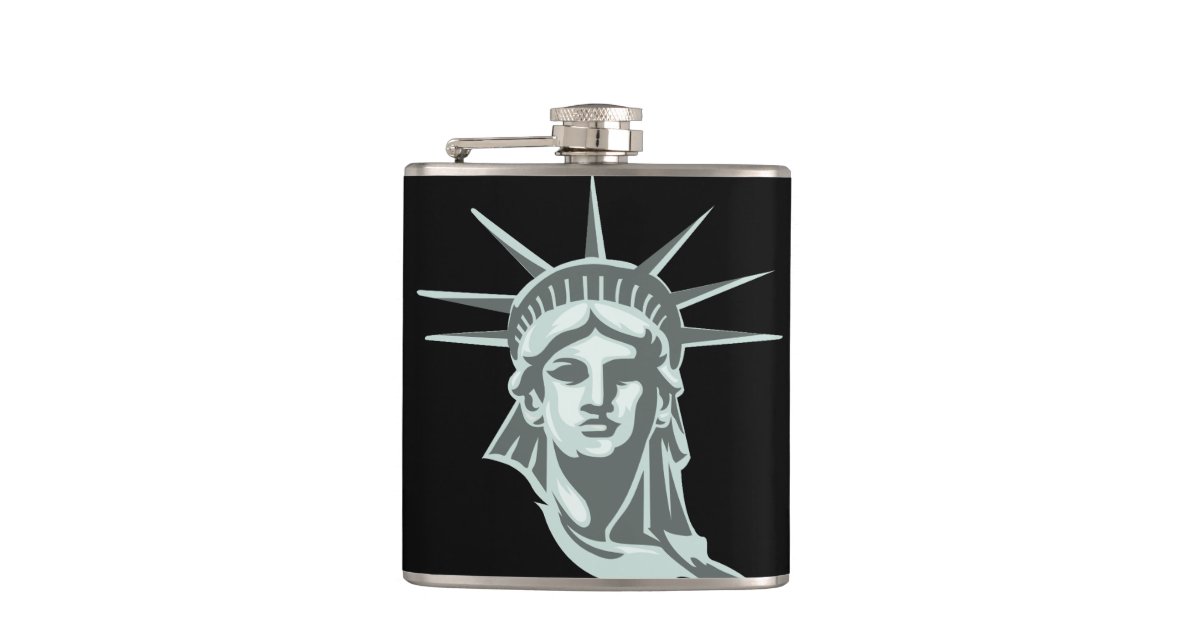 Statue of Liberty hip flask | Zazzle