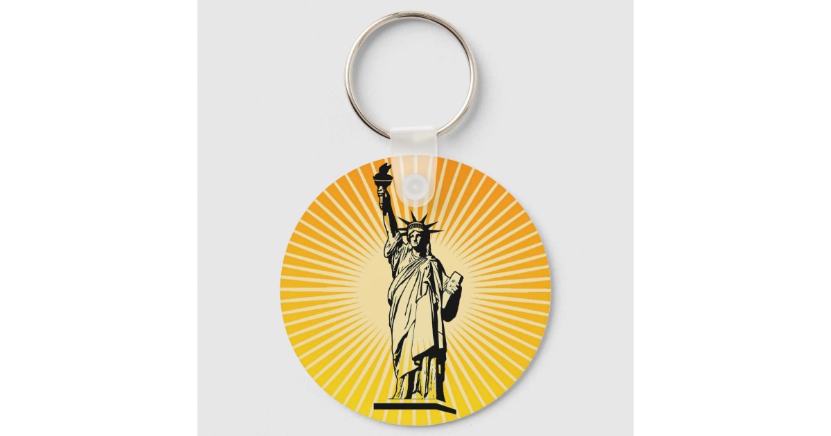 Statue of Liberty Keychain | Zazzle