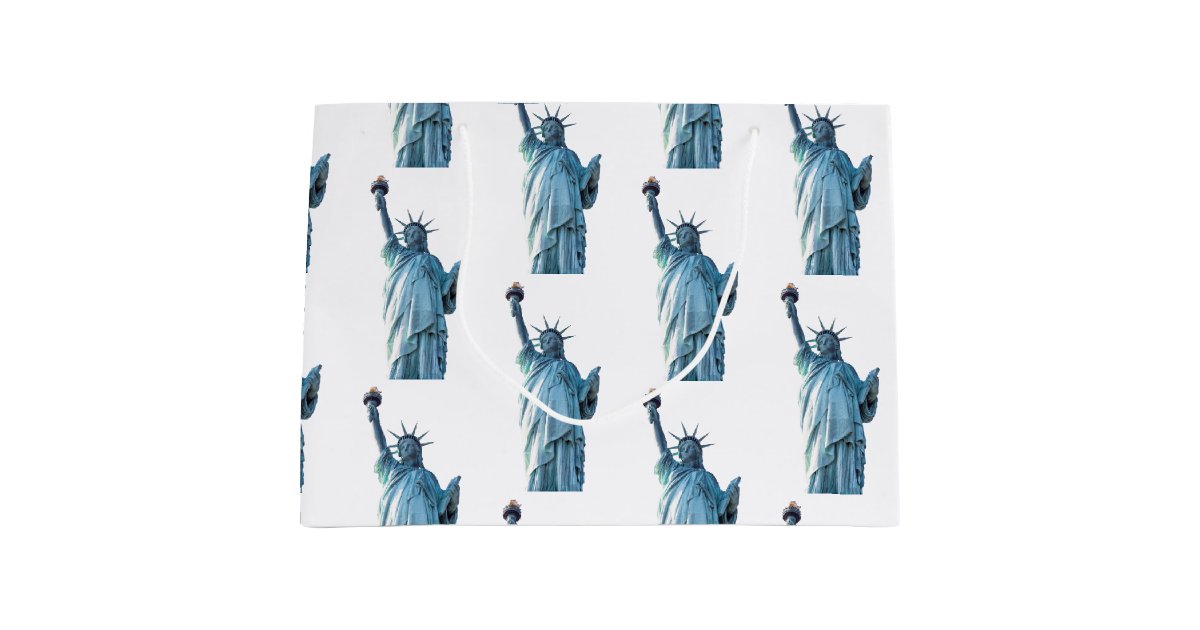 Statue of liberty large gift bag | Zazzle