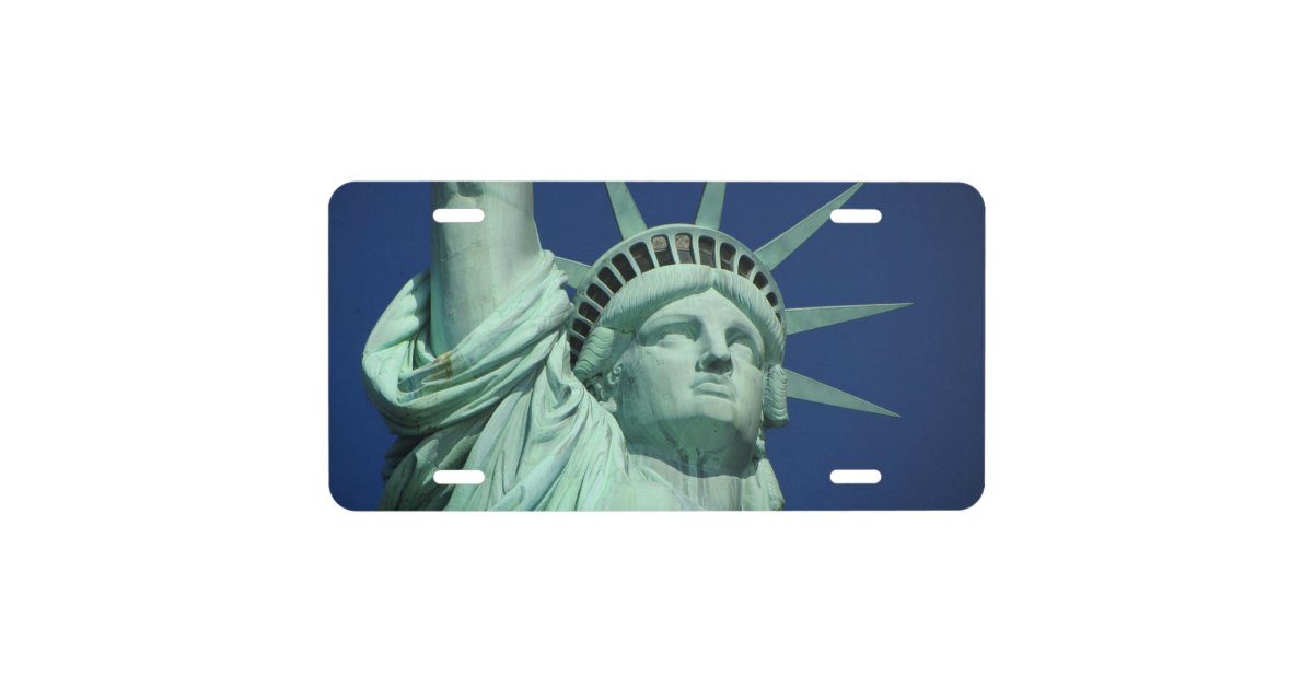 Statue of Liberty License Plate | Zazzle