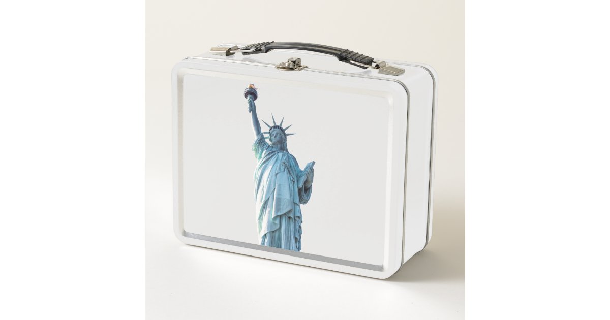 Statue of liberty metal lunch box | Zazzle