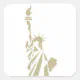 Statue of Liberty - New Colossus Patriotic Poem Square Sticker | Zazzle