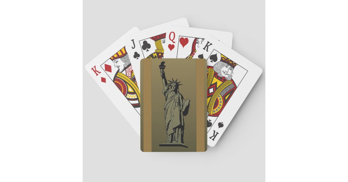Statue of Liberty Playing Cards | Zazzle