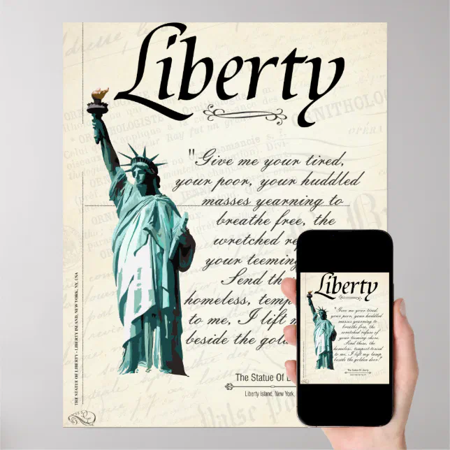 Statue of Liberty Poster | Zazzle