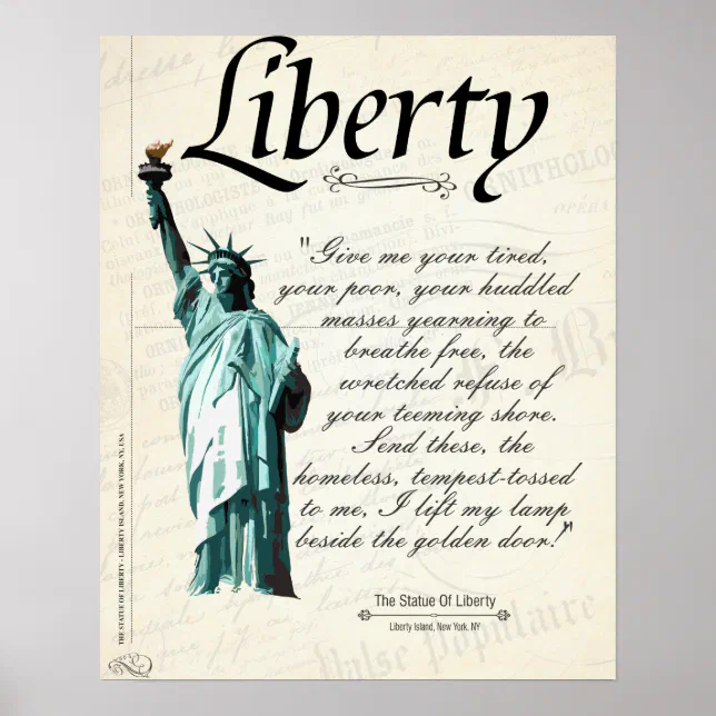 Statue of Liberty Poster | Zazzle