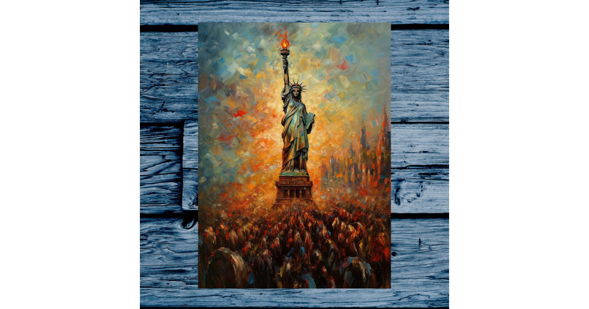 Statue of Liberty Poster Print | Zazzle