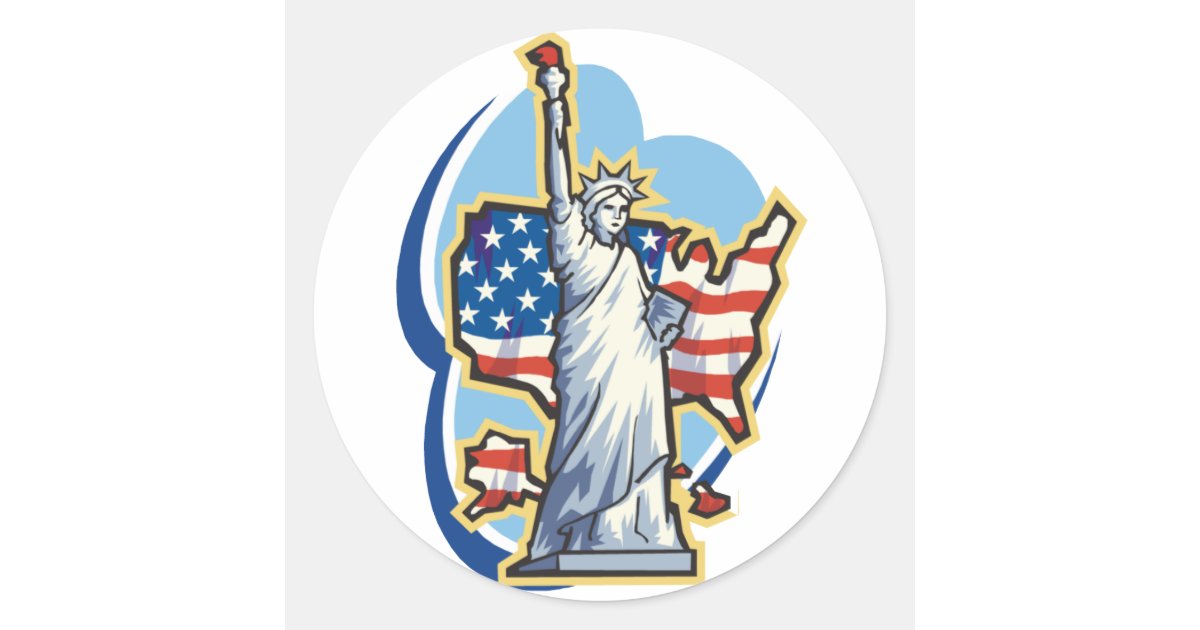 Statue Of Liberty Sticker | Zazzle