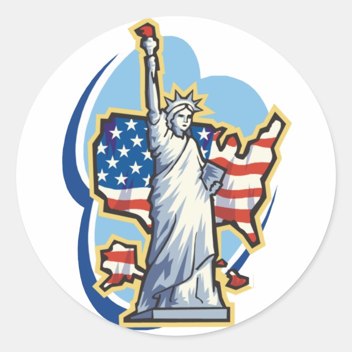 Statue Of Liberty Sticker | Zazzle.com