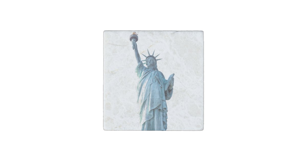 Statue of liberty stone magnet | Zazzle