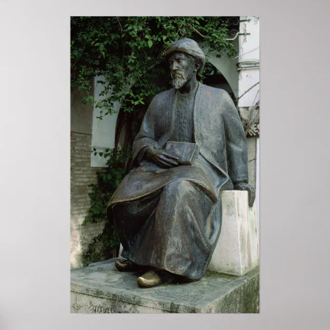 Statue of Moses Maimonides Poster | Zazzle
